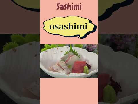 Learn Japanese : Food and Drink (13) Sashimi