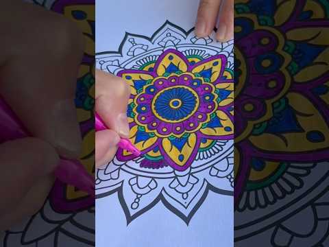Relaxing Color With Me Mandala Coloring Book #adultcoloring #mandala #colouringbook #arttherapy