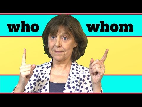 Who and whom – when and how to use them