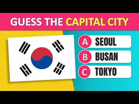 Guess The Capital City Of The Country (Easy, Medium, Hard) | Capital City Quiz