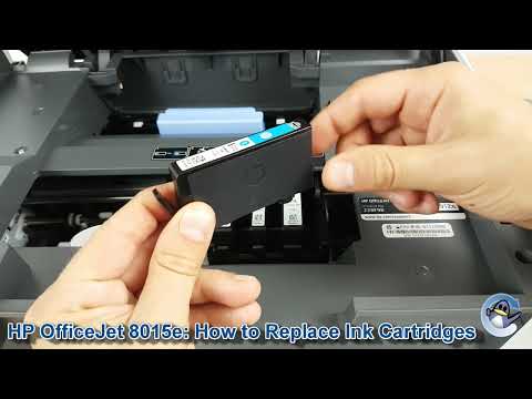 HP OfficeJet 8015e: How to Change/Replace Ink Cartridges