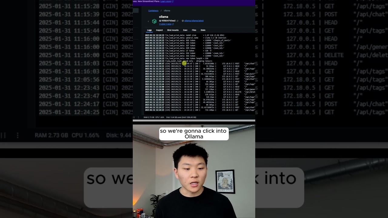 Run DeepSeek R1 Locally in Under a Minute  #coding #artificialintelligence #n8n #deepseek