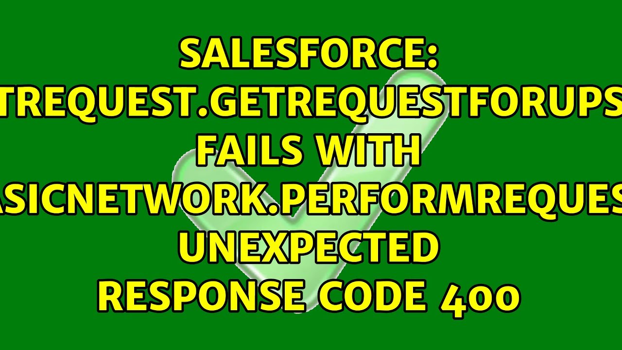 RestRequest.getRequestForUpsert fails with BasicNetwork.performRequest: Unexpected response code...