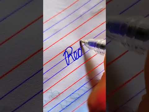 beautiful handwriting | how to improve your English cursive handwriting | cursive writing practice