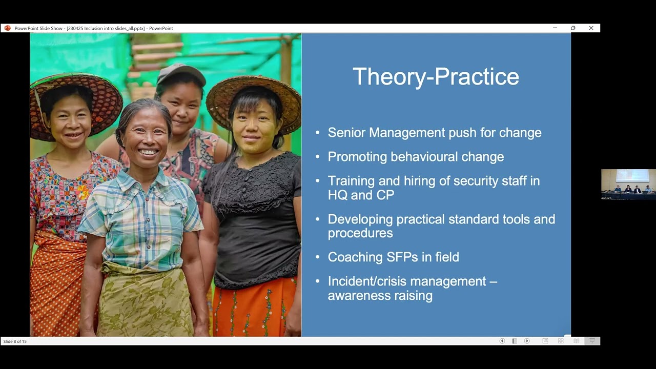 HNPW 2023: Inclusion in Security Risk Management