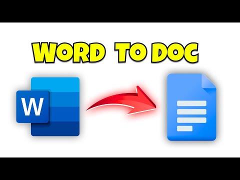 How to Convert a Word Doc to a Google Doc -STEP BY STEP
