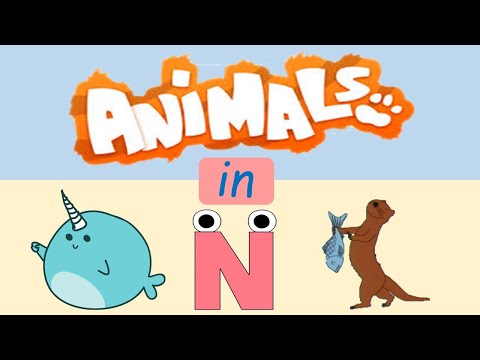 Learn Animal Names in N with Spelling