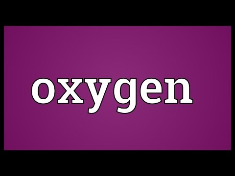 Oxygen Meaning