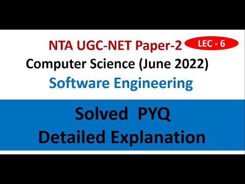 Software Engineering Solved MCQ Video Lecture - Crash Course for UGC ...