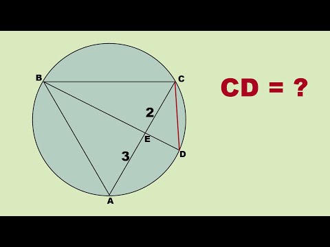Find the length of chord CD.