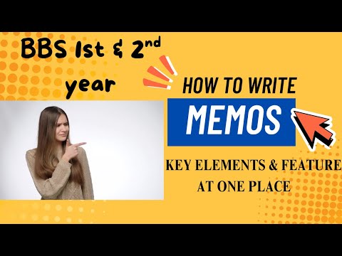 Memos – Definition, Elements & Sample | BBS 1st & 2nd Year | English Hub with Sangita