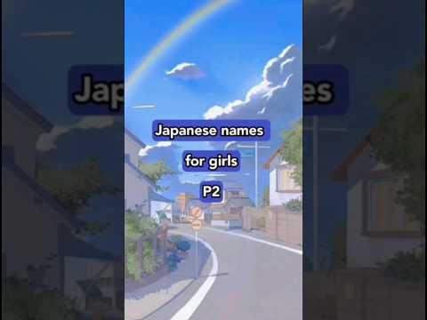 Japanese names for girls ๐๐ pt.2 || #shorts #anime #naruto