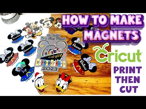 CRICUT MAKER 3 | HOW TO MAKE CUSTOM MAGNETS | PRINT THEN CUT STICKERS | CALIBRATION