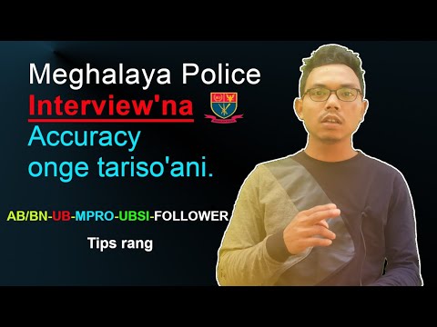 Meghalaya police Interview ll DAMBEN BIDA II 💯