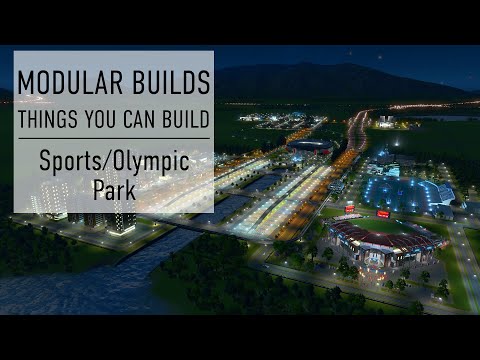 Overcharged Egg Stadiumolympic Park Cities Skylines Modular Builds