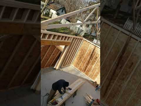 Setting Scissor Trusses