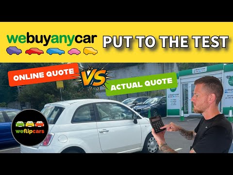 WEBUYANYCAR PUT TO THE TEST | ONLINE QUOTE VS ACTUAL QUOTE