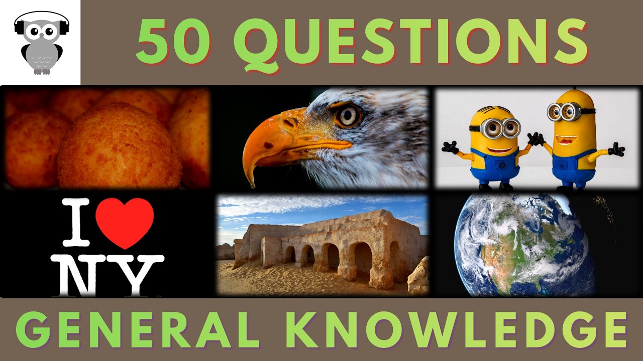 General Knowledge Quiz Trivia | 50 Questions | Do You Know Pub Quiz #quiz #fun #trivia #pubquiz