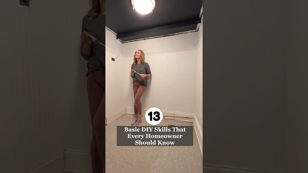 13 Basic DIY Skills Every Homeowner Should Know How To Do #DIY #homeimprovement