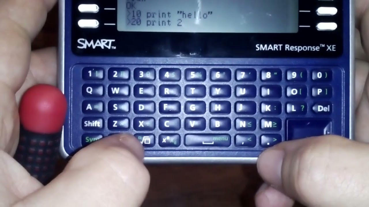 SMART Response XE with BASIC interpreter and 4096 bytes EEPROM!