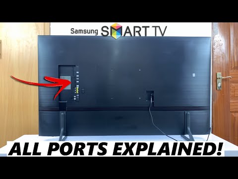 Samsung Q60C Smart TV - All The Ports at The Back Explained!