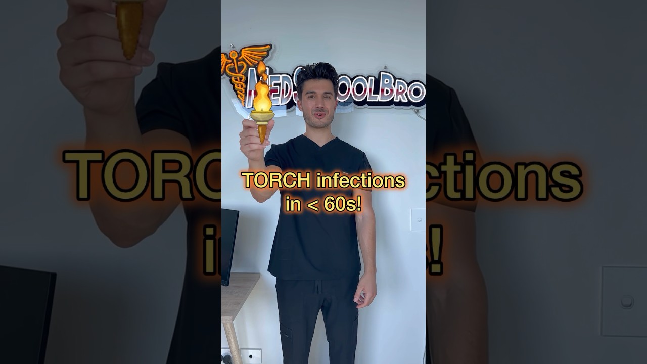 Memorize the TORCH infections in 60s! 🔥 #medstudent #medschool #usmle #usmleprep #step1 #step2