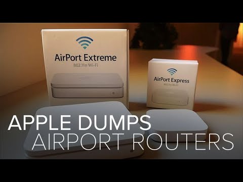 Apple dumps AirPort routers (CNET News)