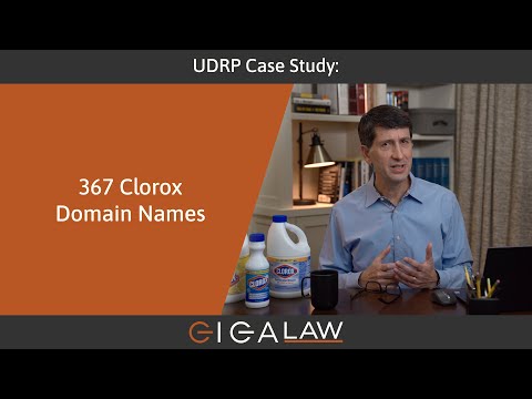 UDRP Case Study: 367 Clorox Domain Names