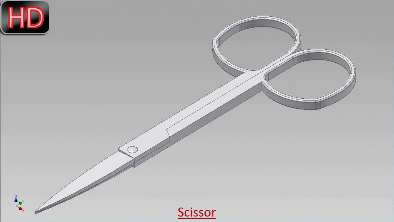 Scissor (Video Tutorial) Autodesk Inventor