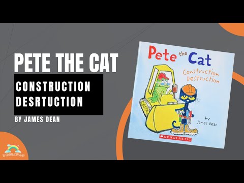 Pete The Cat Construction Destruction - Kids book read aloud 👷🏽🚧
