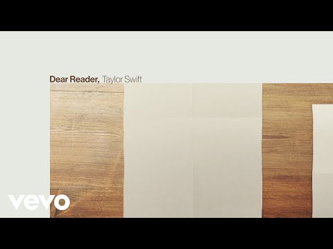 Taylor Swift - Dear Reader (Official Lyric Video)