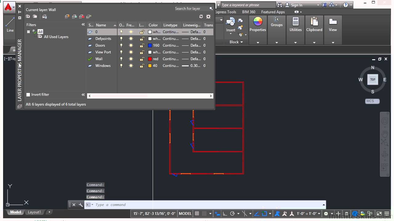 Learning Autodesk AutoCAD 2015 Layer Properties