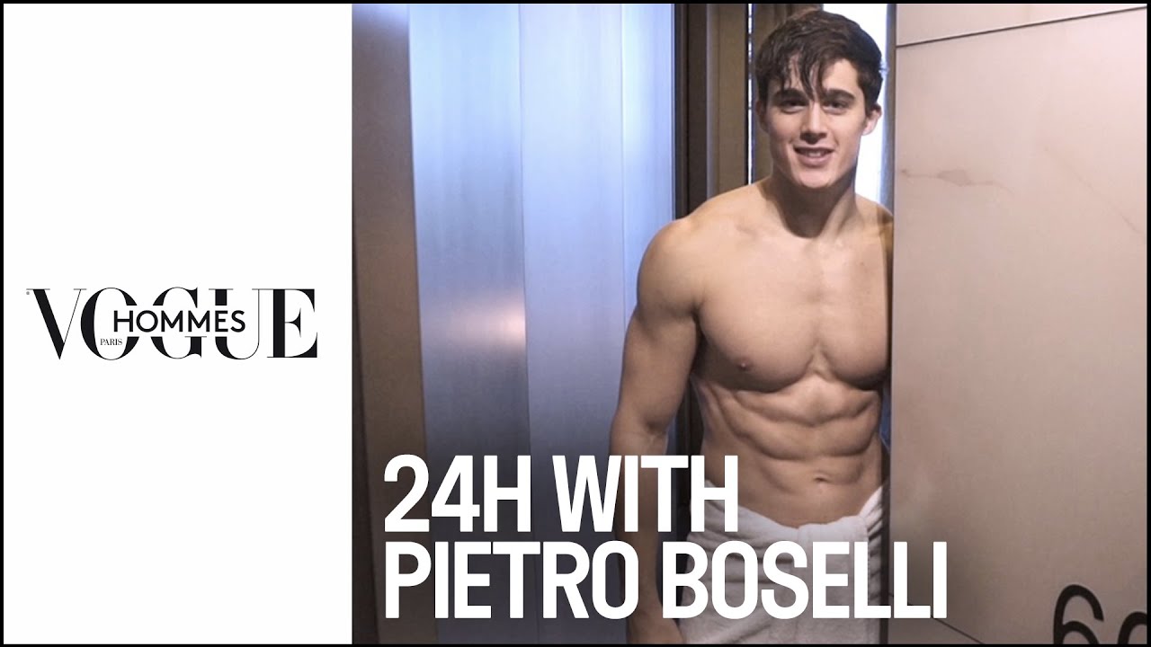 Pietro Boselli: 24 hours with the world's sexiest teacher and model at Fashion week | Vogue Hommes