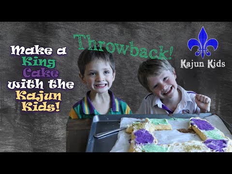 Make Your Own King Cake With the Kajun Kids! Throwback Video