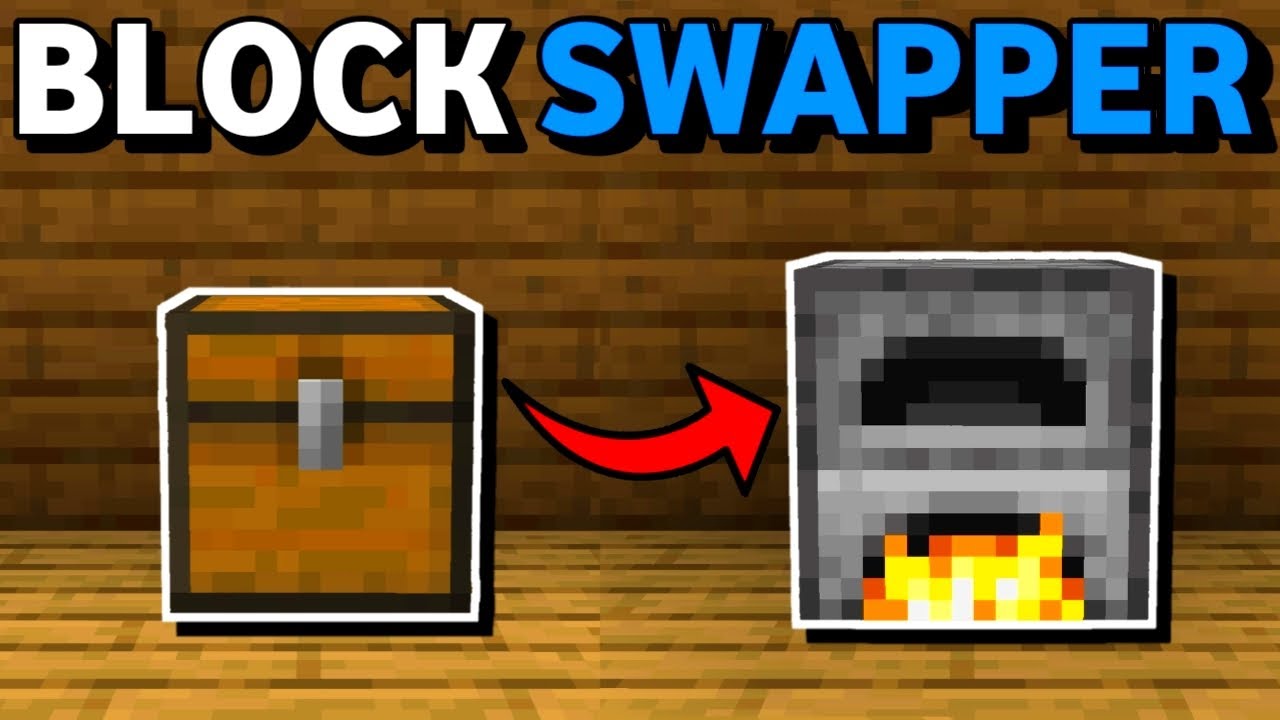 Minecraft Bedrock: EASY Block Swapper Tutorial!