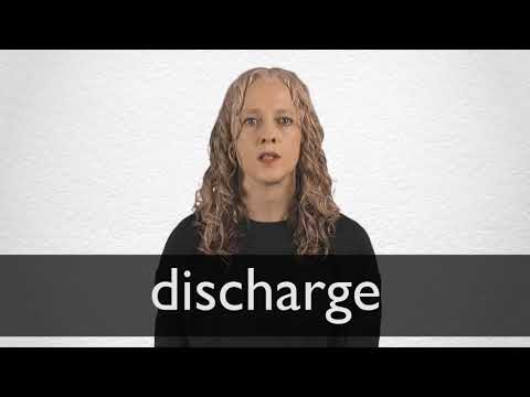 DISCHARGE Synonyms | Collins English Thesaurus