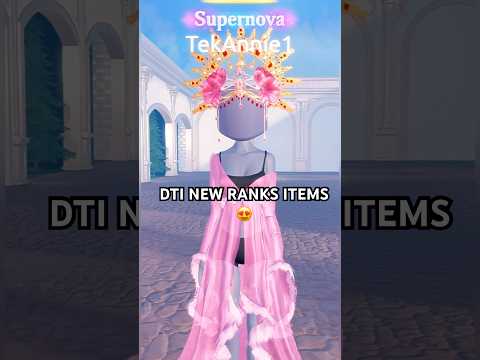DTI NEW RANKS ITEMS #dti #dresstoimpress #dresstoimpressroblox #roblox