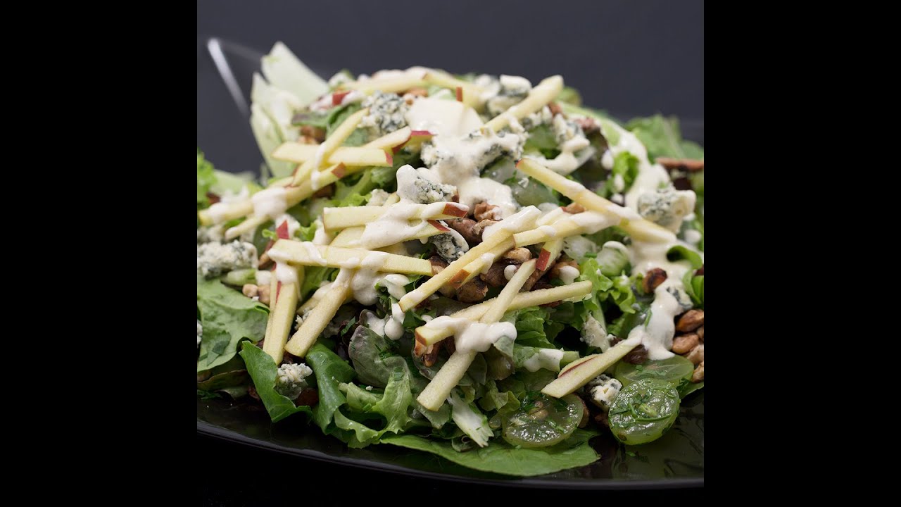 Apple, Blue Cheese and Walnut Salad