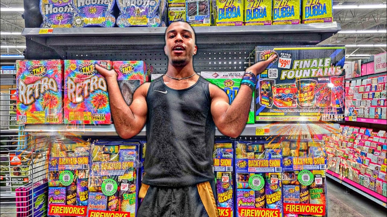 WALMART Fireworks Shopping 4th of July!