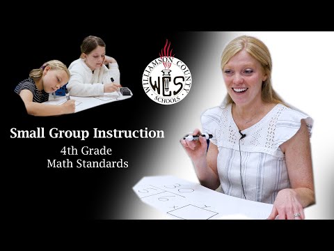 Small Group Instruction 1, Example 2, 4th Grade Math Standards
