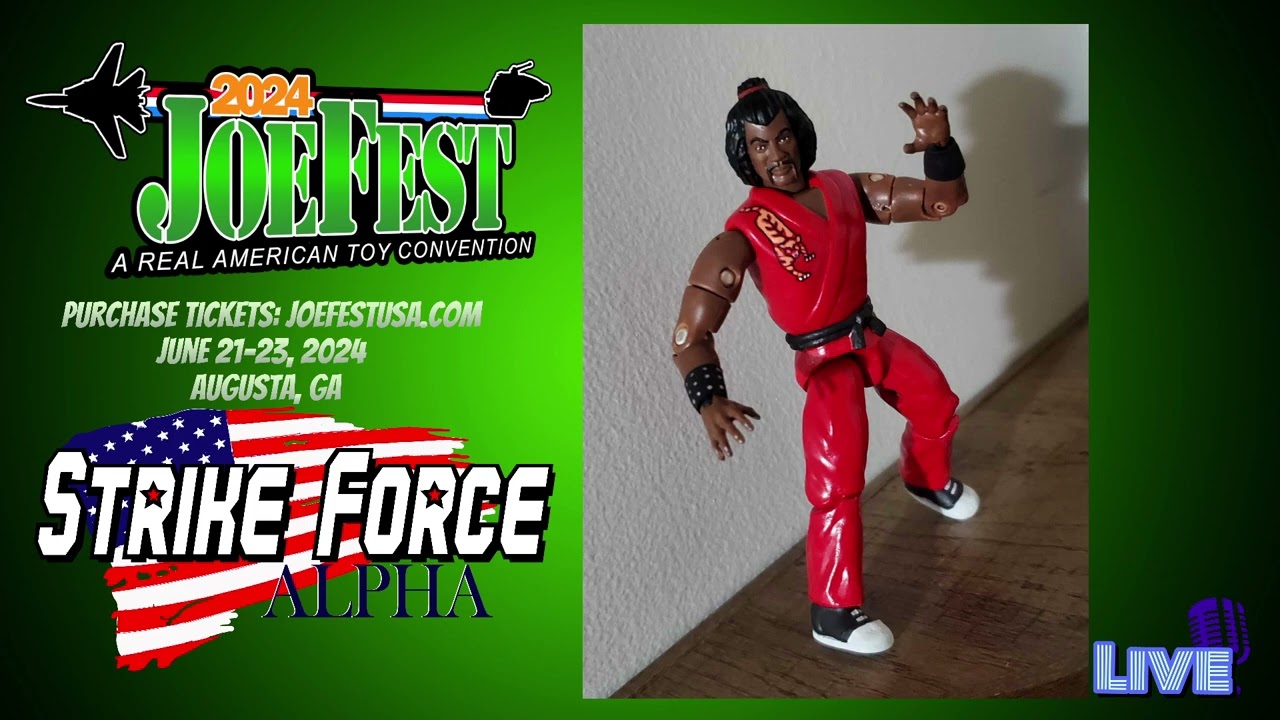 Strike Force Alpha creator Matthew LeCroy is coming to JoeFest June 21-23, 2024! #toys