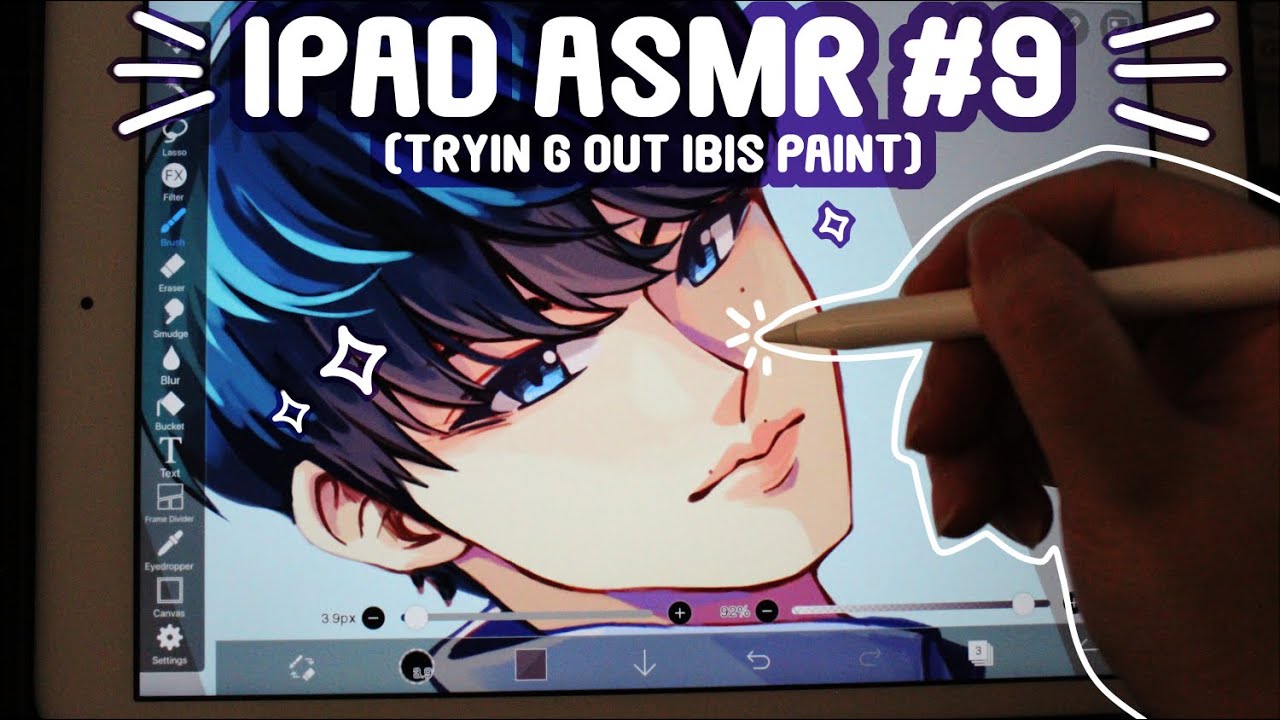 IPAD ASMR #9 |Trying Ibispaint|
