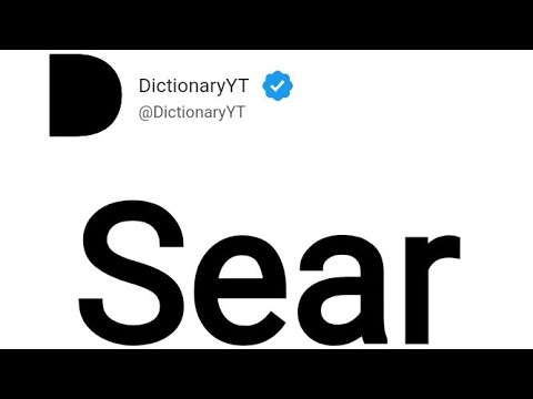 Sear Meaning in English