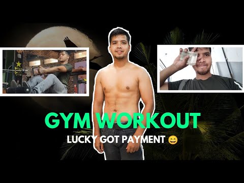 GYM WORKOUT || Mr. Suman Biswas || Lucky Got Payment || Daily Blogging. #dailyblog