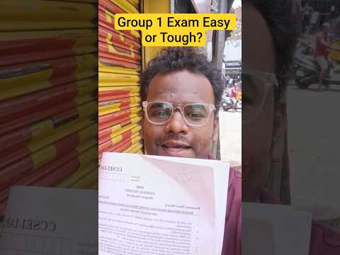 TNPSC Group 1 Exam 2025 | How was the paper? #tnpsc