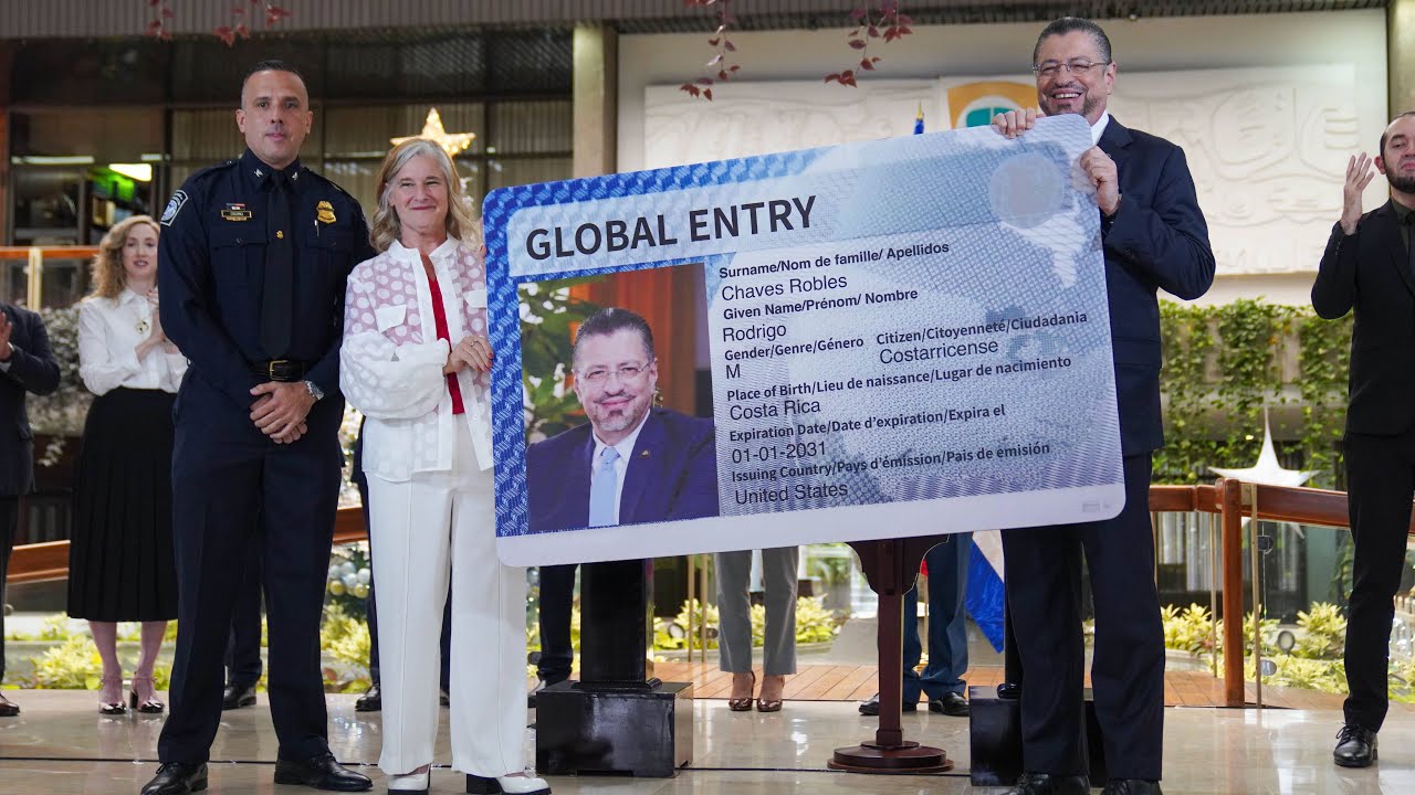 Estados Unidos da la bienvenida a Costa Rica como nuevo socio de Global Entry