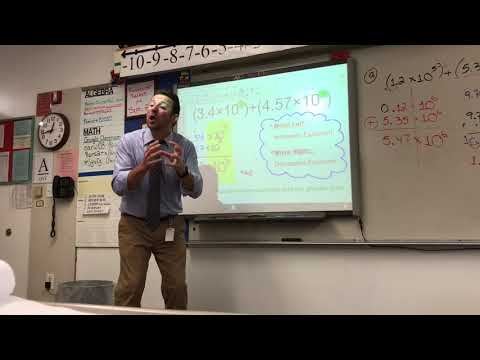 Mancini’s Math- Adding & Subtracting Numbers in Scientific Notation