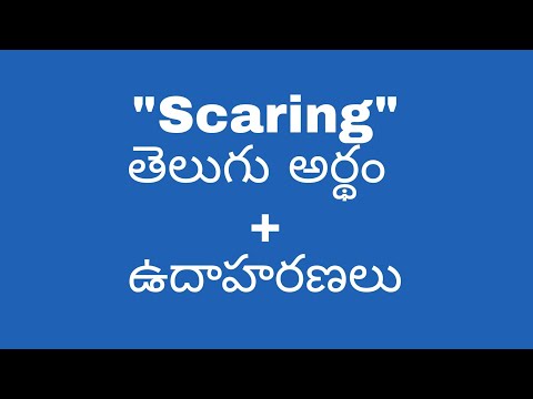 Scaring meaning in telugu with examples | Scaring తెలుగు లో అర్థం @meaningintelugu