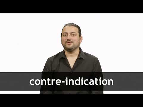 English Translation of “CONTRE-INDICATION” | Collins French-English ...
