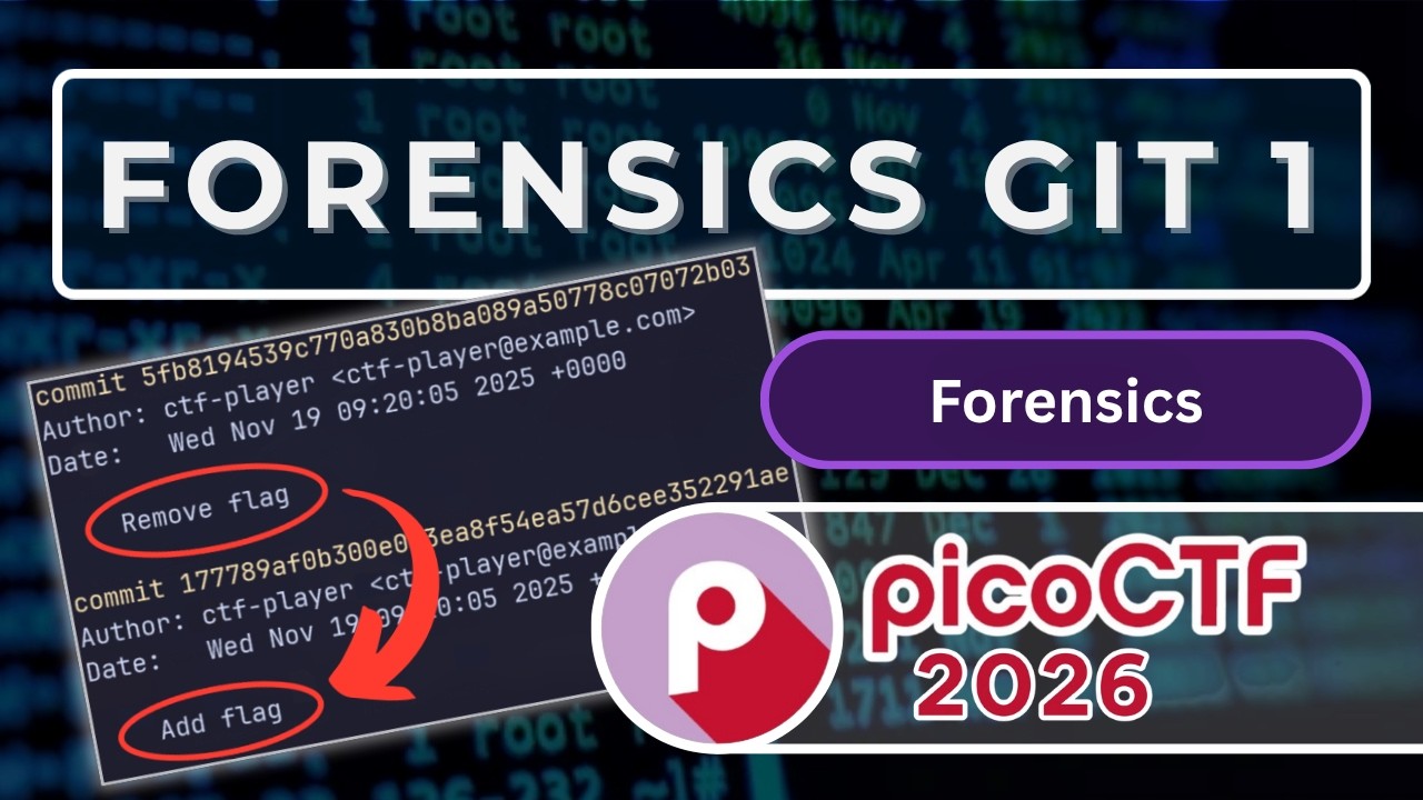 Forensics Git 1 - Recovering Deleted Files with Git Checkout | picoCTF 2026